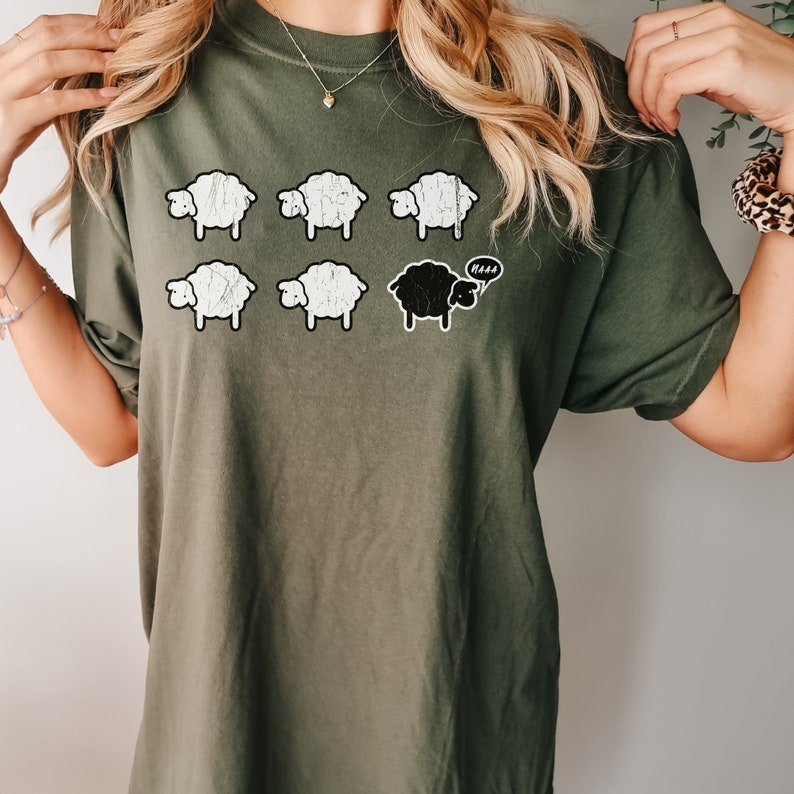 Black Sheep, Black Sheep of the Family, Naaa, Comfort Colors, Funny ...