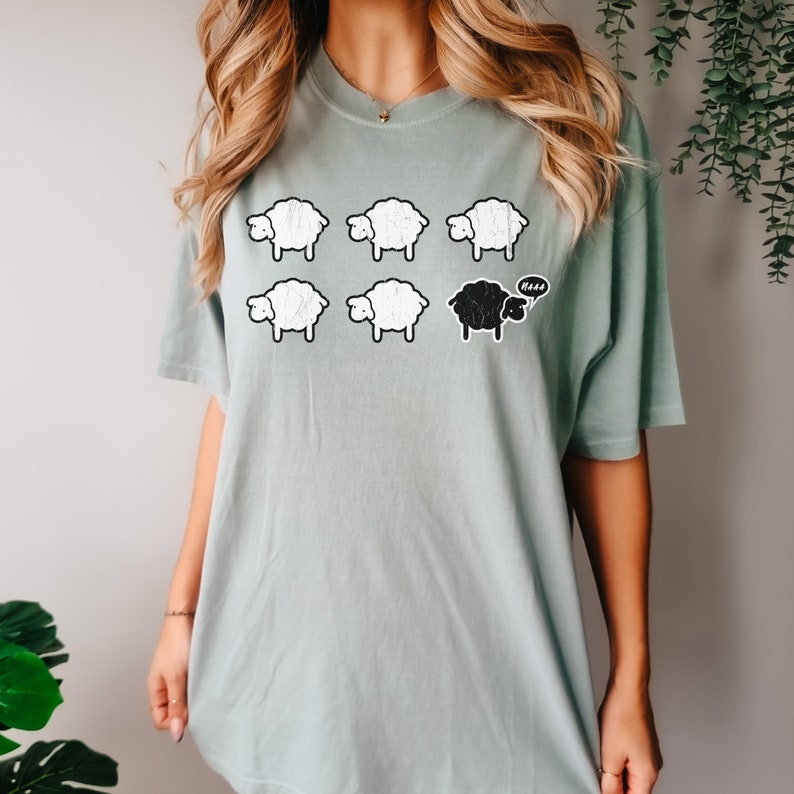 Black Sheep, Black Sheep of the Family, Naaa, Comfort Colors, Funny ...