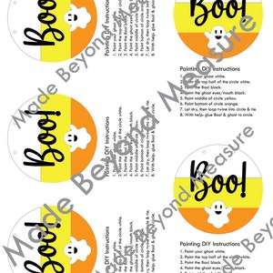 DIGITAL Halloween Boo! Painting Kit File Download SVG Laser Cutter or ...