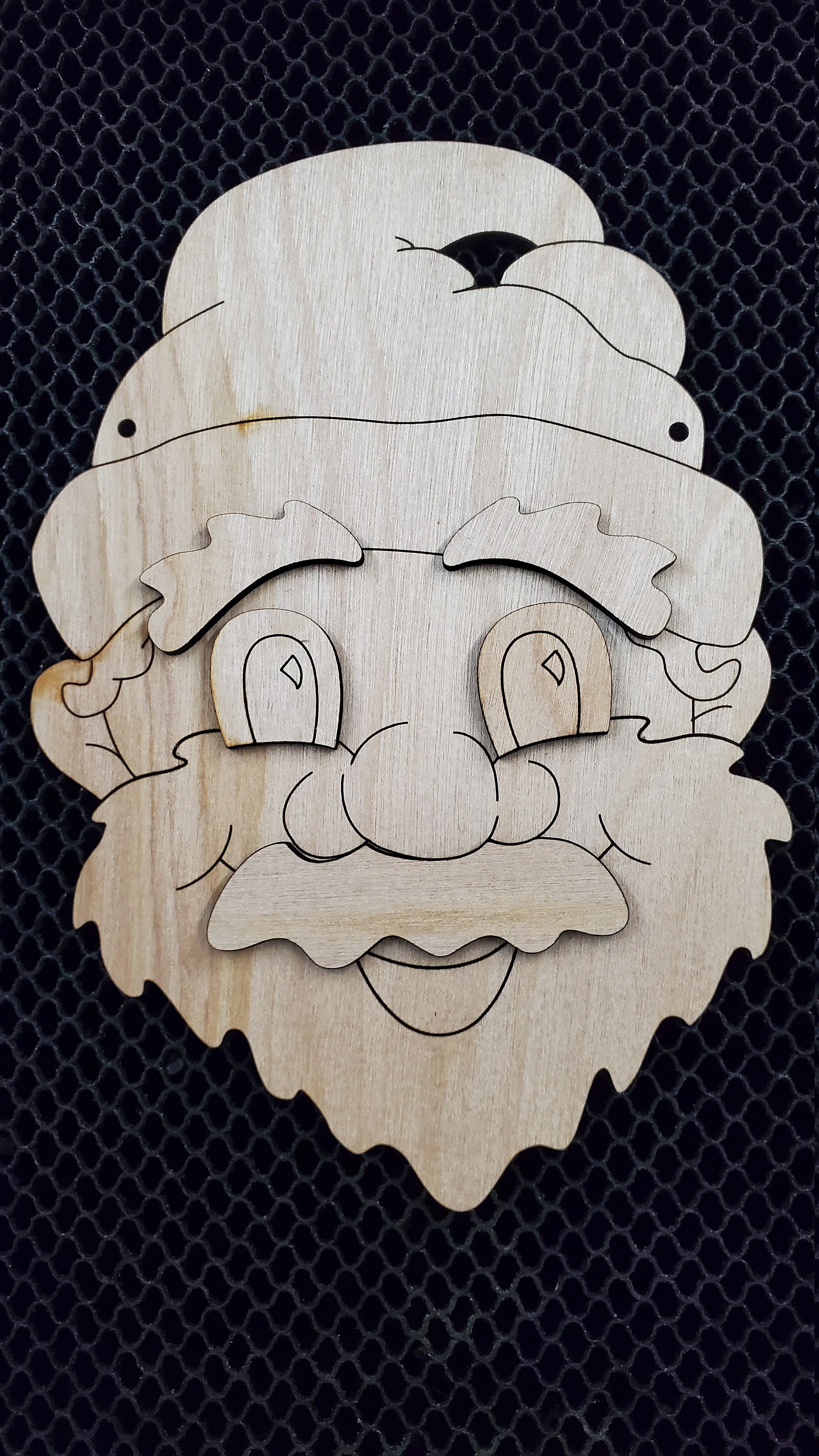 DIGITAL Santa Christmas Painting Kit File Download SVG Laser Cutter or ...