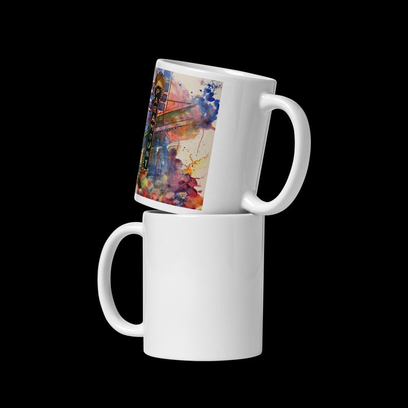 Paramount Austin Downtown White Glossy Gift Mug - Etsy