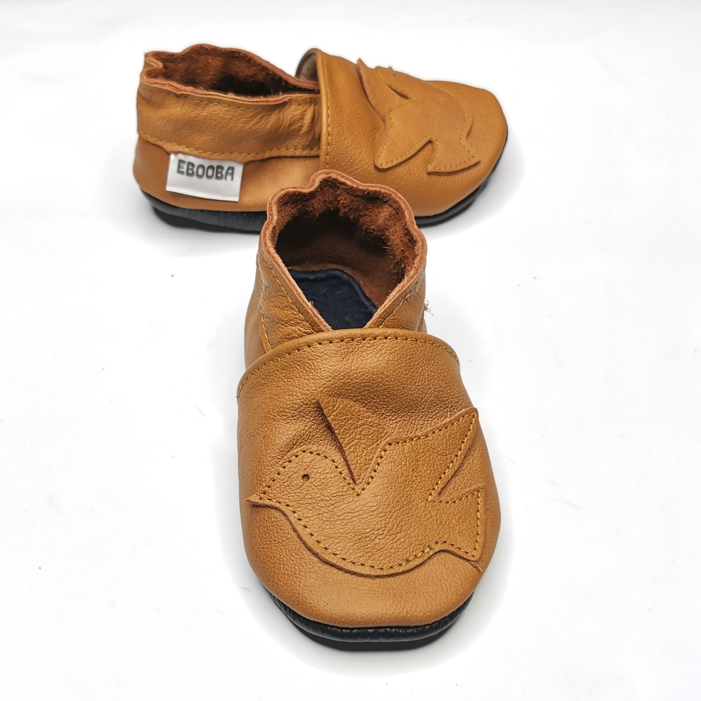 Toddler Slippers Leather Baby Shoe Brown Baby Booties Soft | Etsy