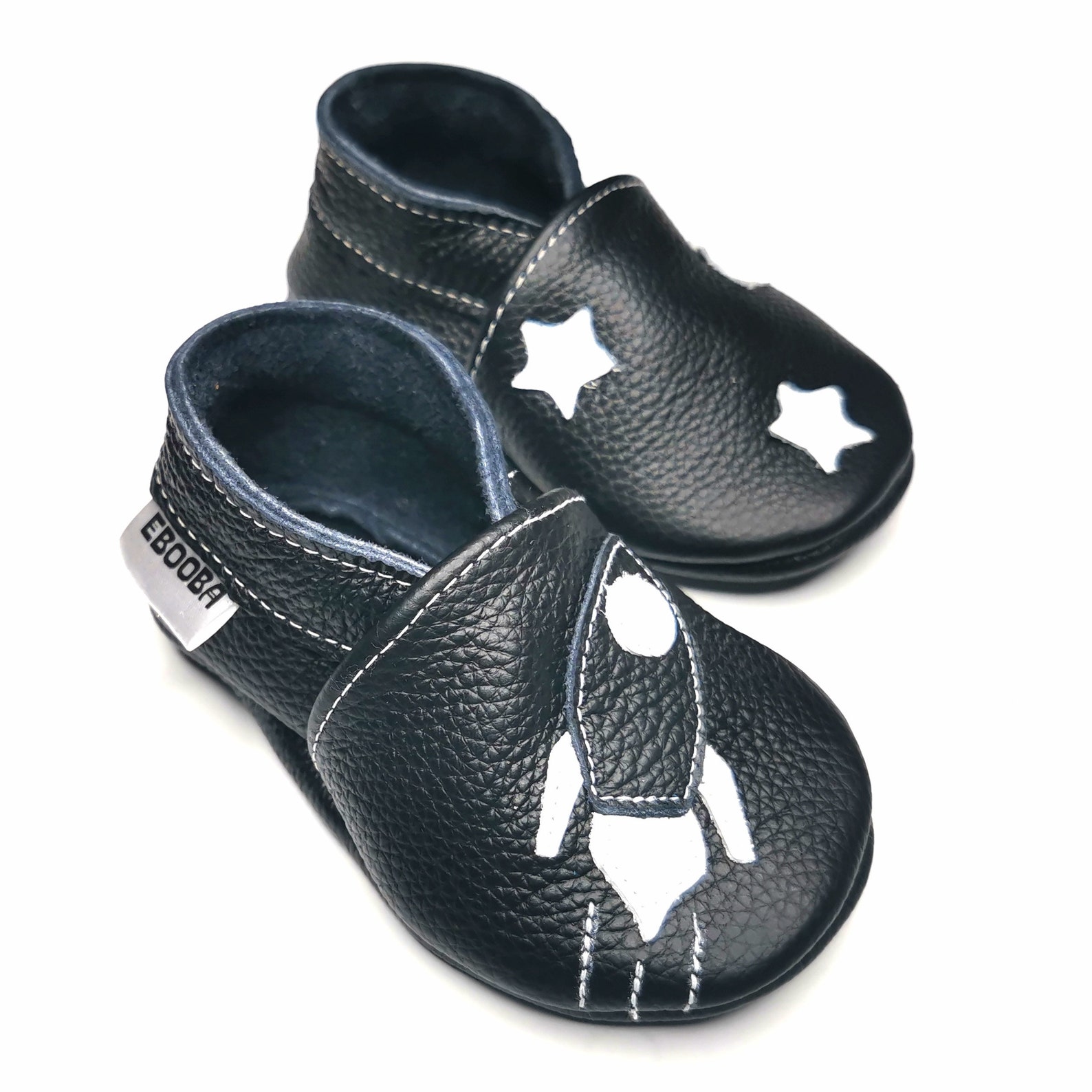 Locomotive Baby Shoes, Red Baby Shoes, Blue Train Baby Moccasins, Baby ...