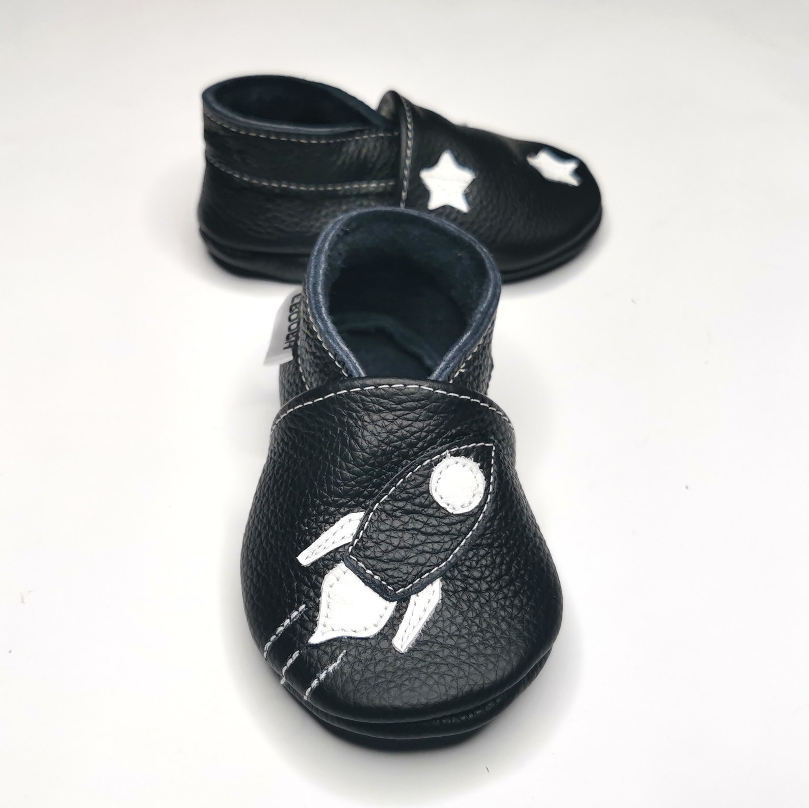 Rocket Baby Shoes, Gray Baby Slippers, Rocket Baby Shoes, Soft Sole ...