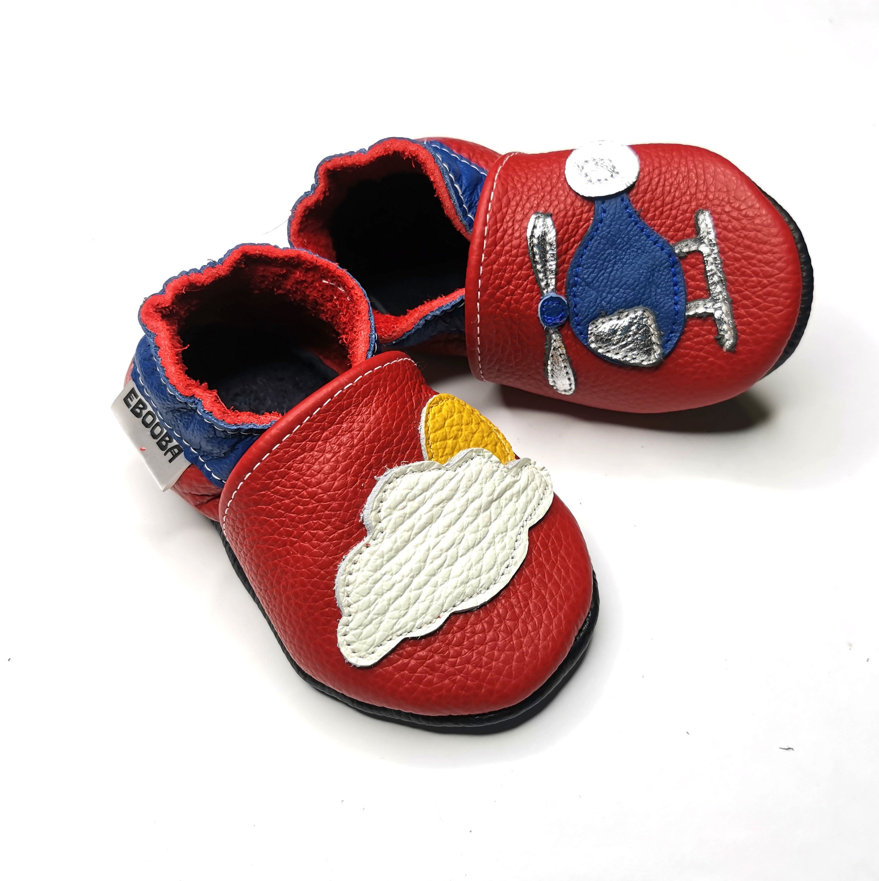 Helicopter Booties Baby shoes Boy Shoes Leather Baby | Etsy