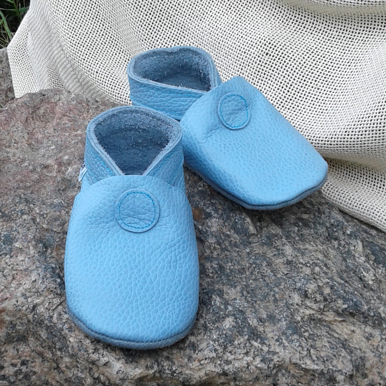 Light Blue Leather Baby Shoes Baby Shoes Child Soft Sole - Etsy