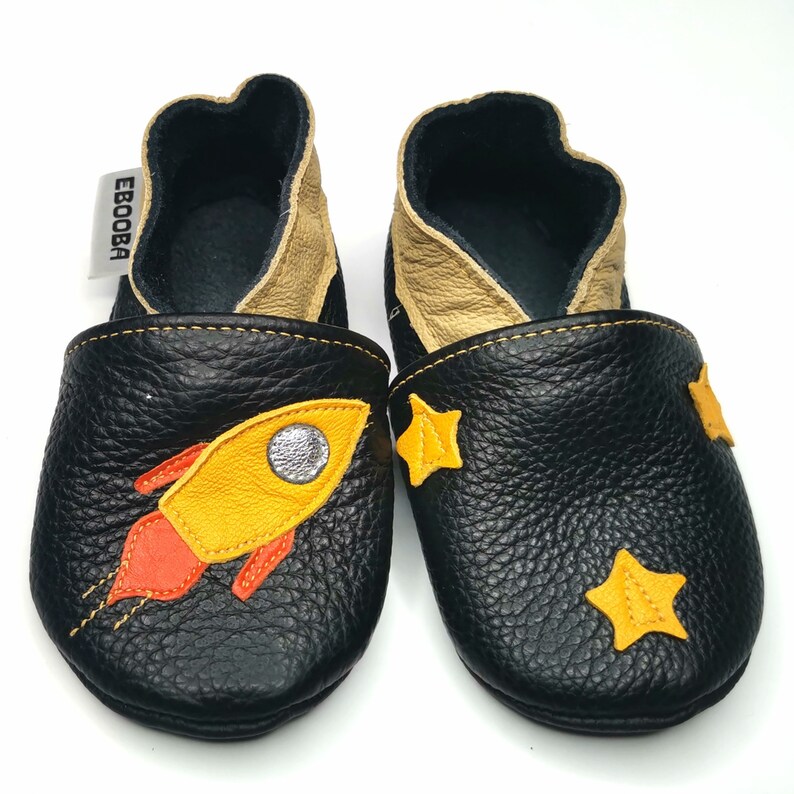 Rocket Baby Shoes, Gray Baby Slippers, Rocket Baby Shoes, Soft Sole ...