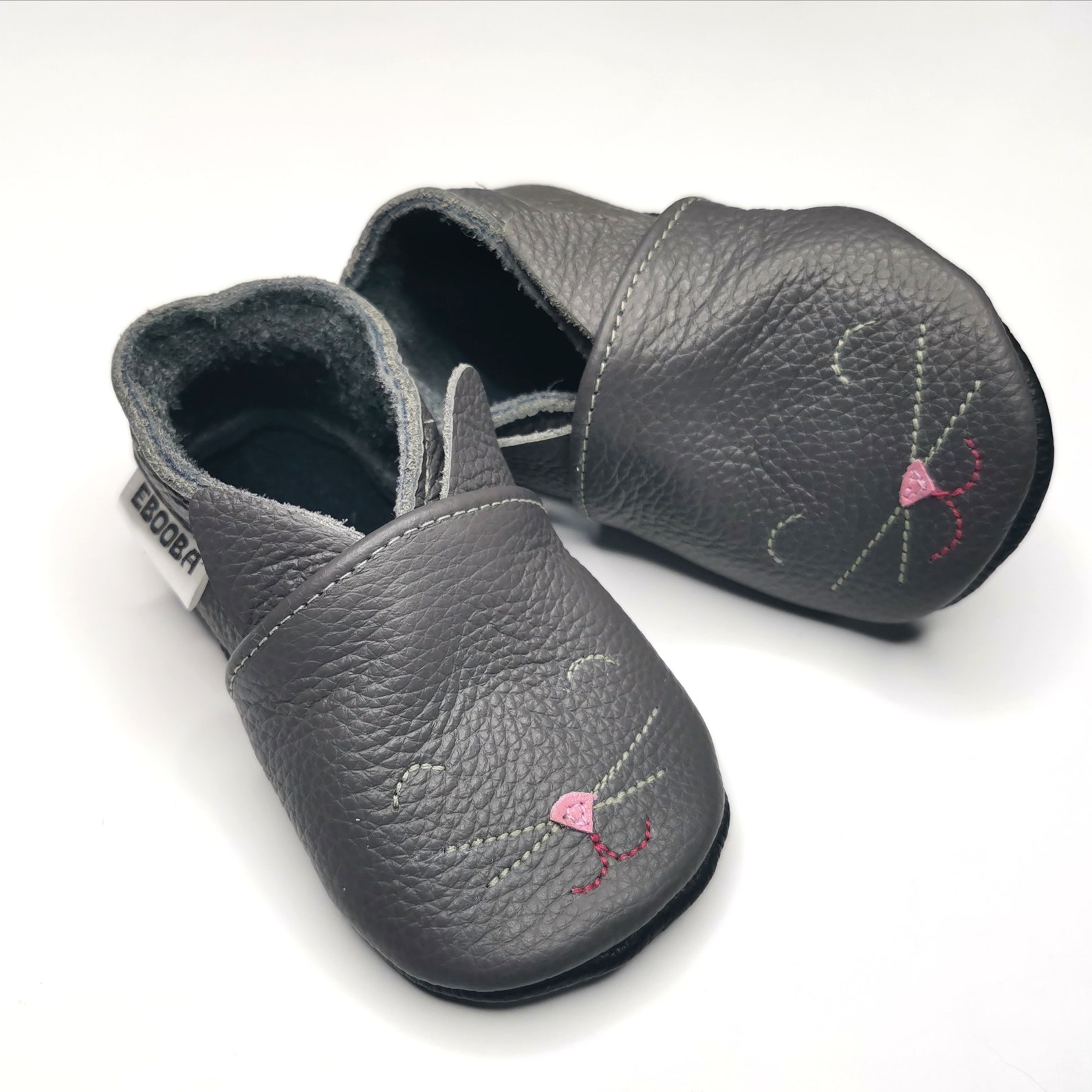 Panda Baby Shoes, Baby Booties, Leather Baby Shoes, Animals Shoes ...