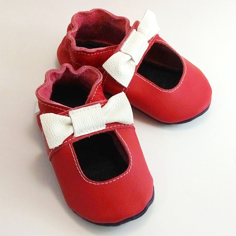 Baby Shoes Red Toddler Sandals Ebooba Leather Baby Shoes | Etsy