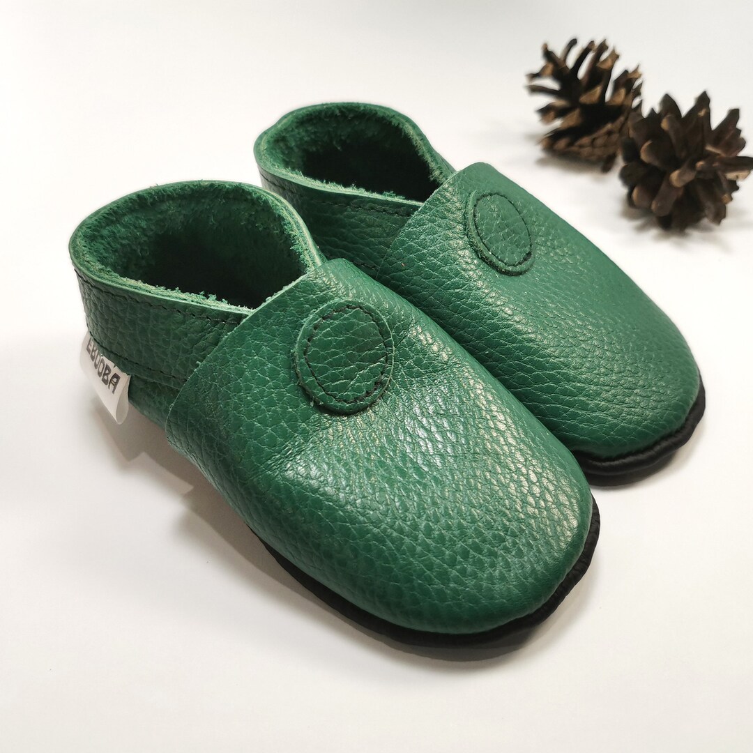Grass Green Baby Shoes, Baby Leather Shoes, Toddler Shoes, Baby ...