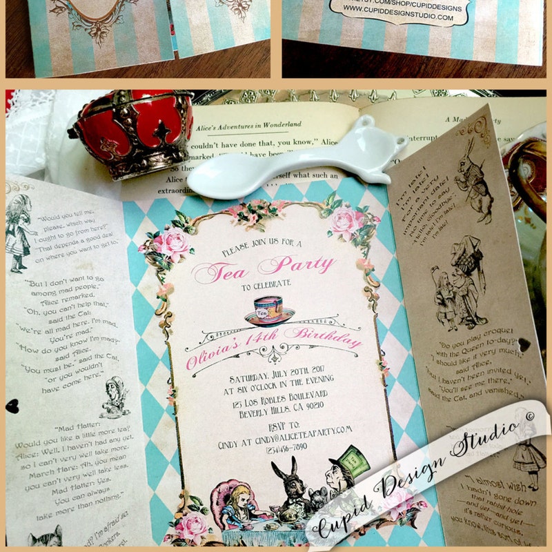 Mad Hatter Tea Party Invitation - Etsy