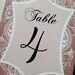 Burlap and Lace Table Numbers. Lace Table Number. Rustic Table Numbers ...