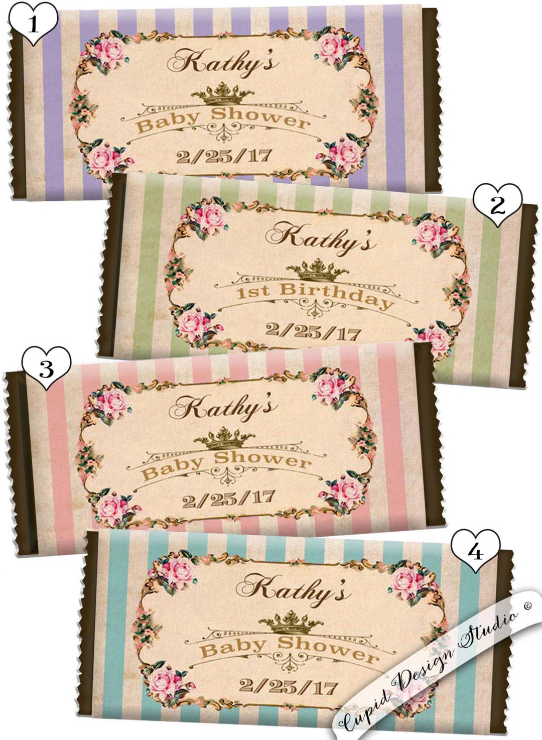 Printable Candy Bar Wrapper/ Birthday Candy Bar Wrapper / Candy Bar ...