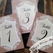 Burlap and Lace Table Numbers. Lace Table Number. Rustic Table - Etsy
