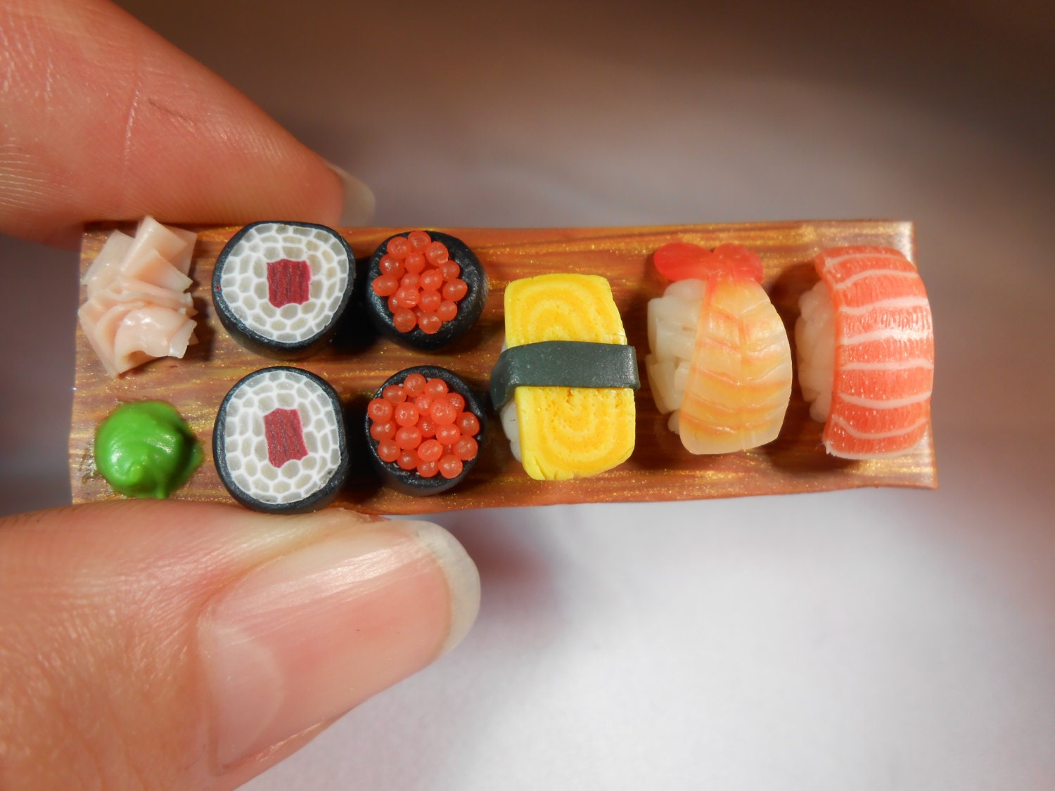 Sushi Polymer Clay Art