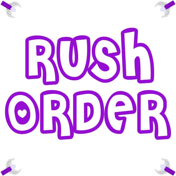 Rush Order Add-on Item | Etsy