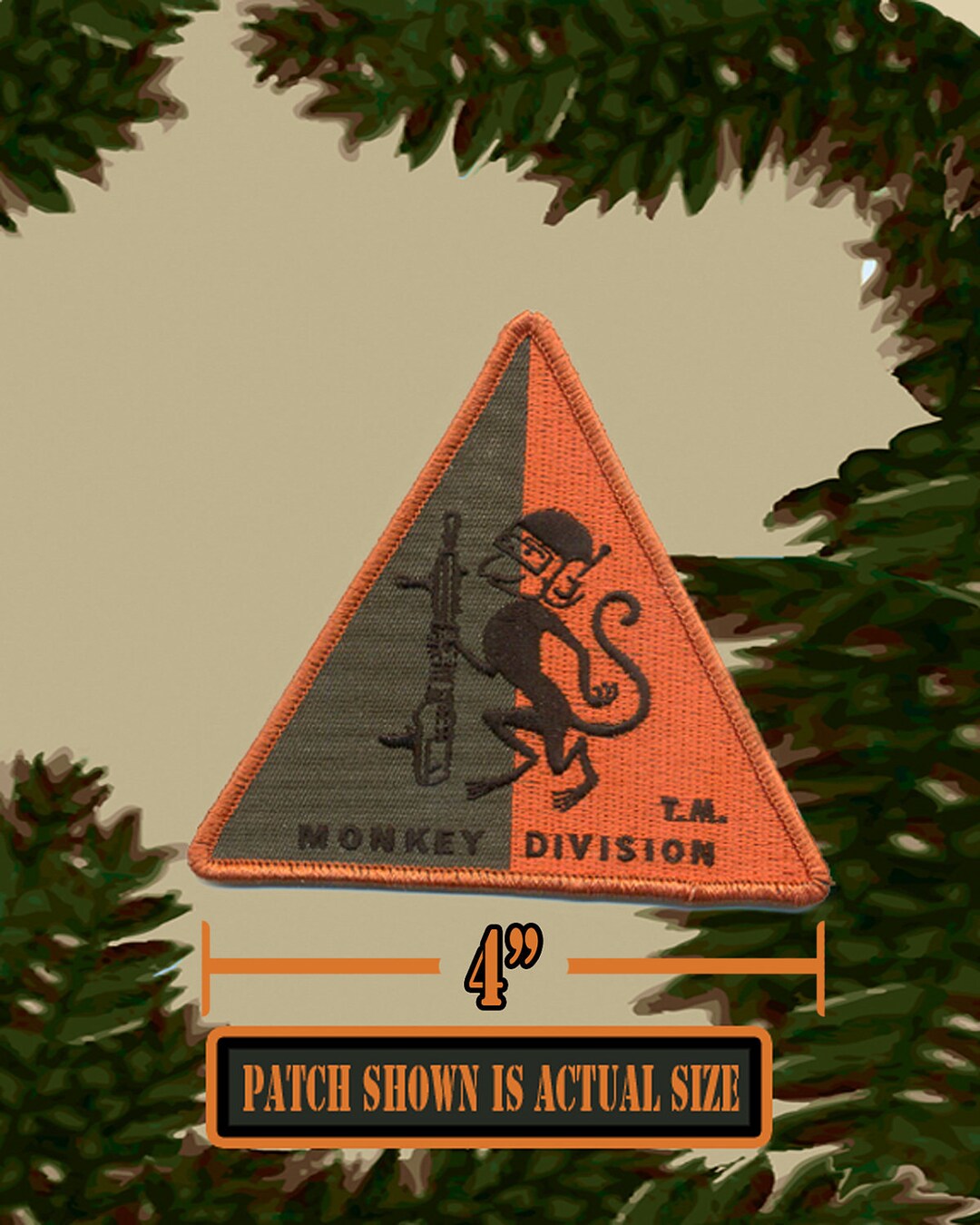 MONKEY DIVISION... for Jungle Guerilla Warfare Patch - Etsy