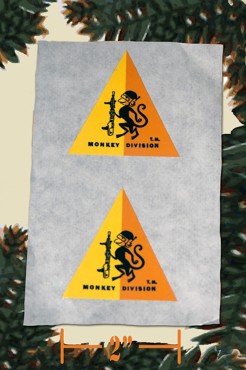 Monkey Division Sticker Set - Etsy