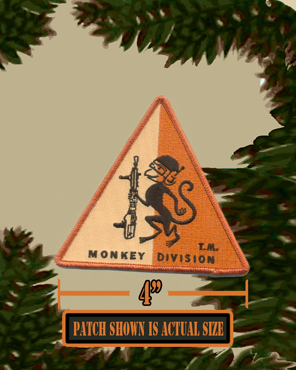 MONKEY DIVISION... for Jungle Guerilla Warfare Patch - Etsy