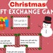 Christmas Gift Exchange Game / White Elephant Gift Swap Game/christmas ...