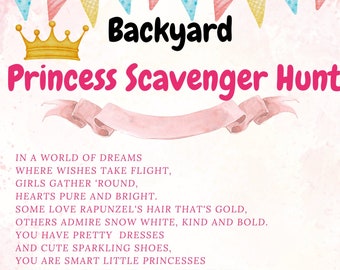 Mermaid Scavenger Hunt Rhyming Clues riddles - Etsy