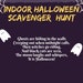 Indoor Halloween Scavenger Hunt Riddles - Etsy