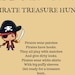 Pirate's Scavenger Hunt Riddles - Etsy