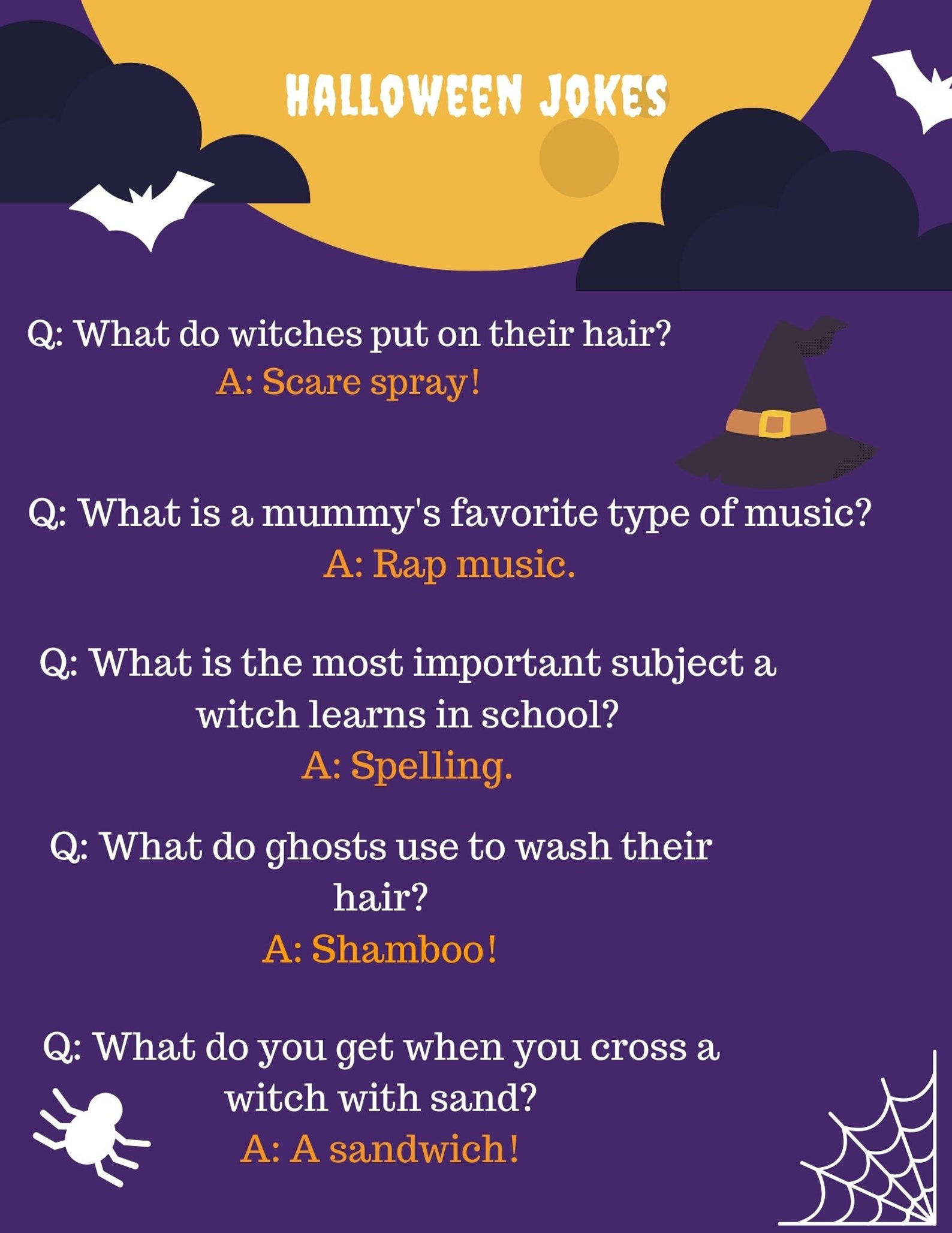 Outdoor Halloween Scavenger Hunt Riddles - Etsy