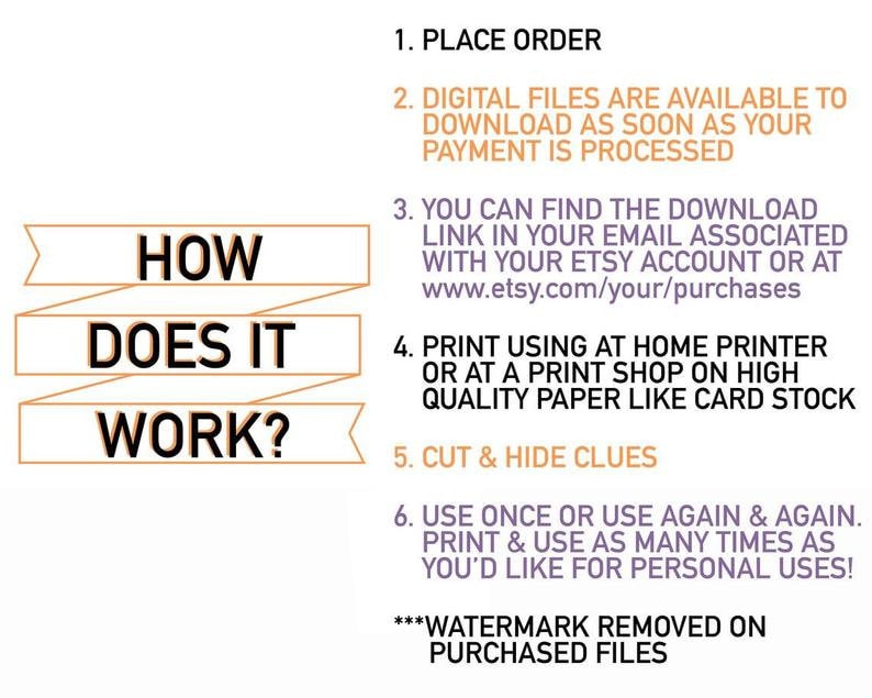 Alice in Wonderland Scavenger Hunt Riddles - Etsy