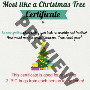 Christmas Tree Game: Fun Holiday Icebreaker (PDF) - Etsy