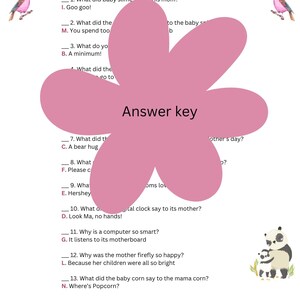 Mother's Day Connect the RIDDLES Game - Kids Game for Mother's Day/fun ...