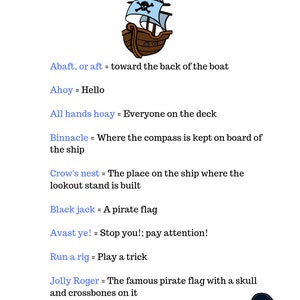 Pirate's Scavenger Hunt Riddles - Etsy