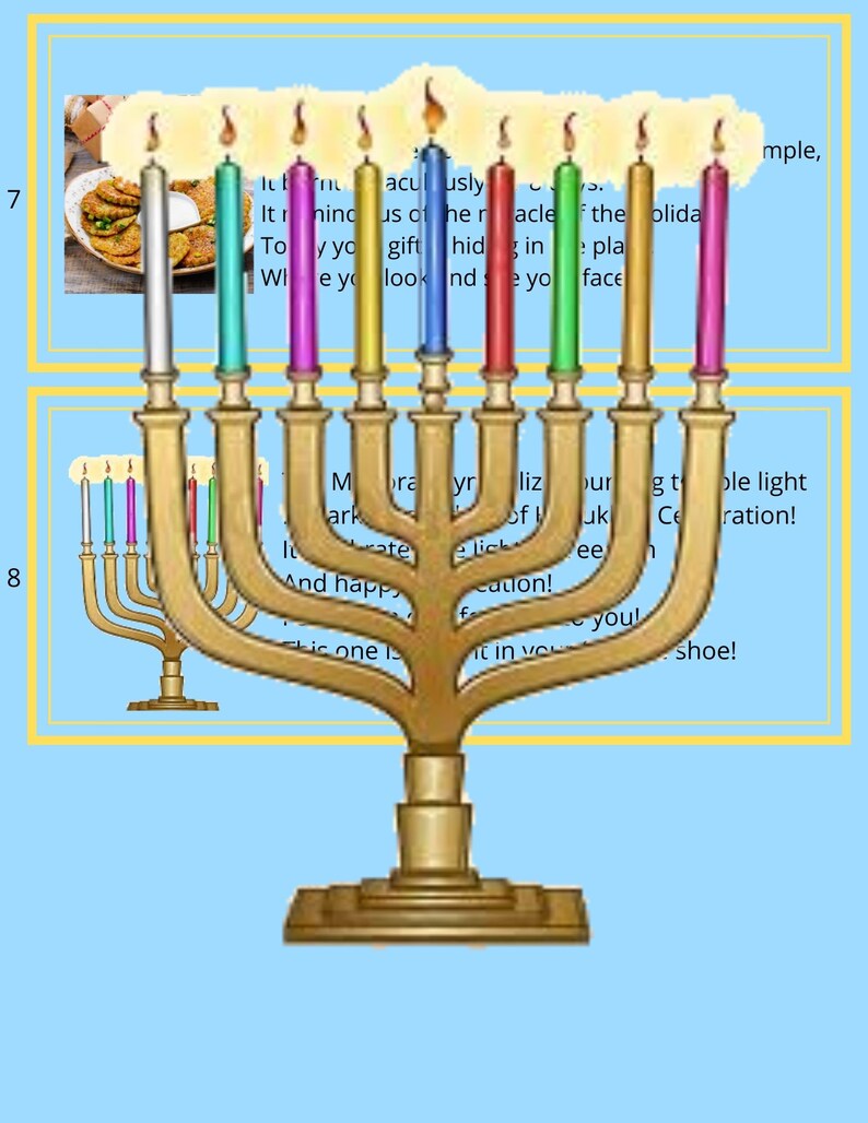Hanukkah Scavenger Hunt Riddles Gift Search - Etsy
