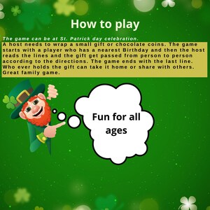 Pass the Gift From a Leprechaun - Family St. Patrick's Day Game for All ...