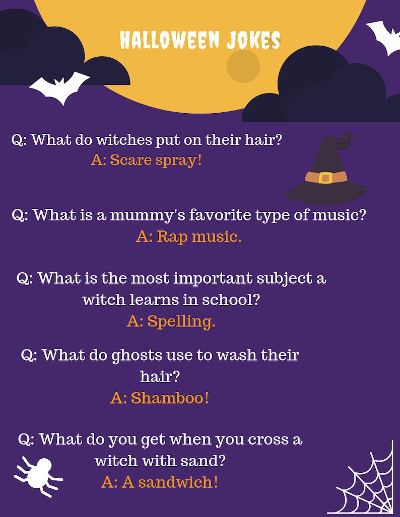Indoor Halloween Scavenger Hunt Riddles - Etsy