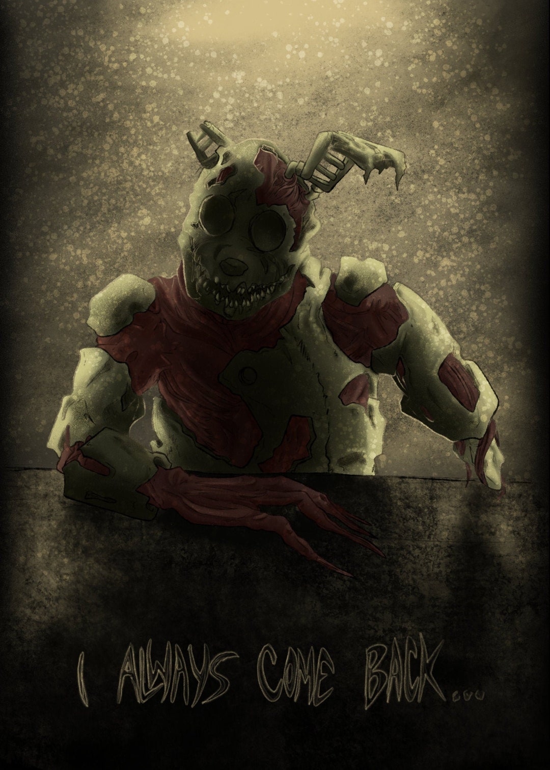 FNAF Scraptrap 5x7 Print - Etsy