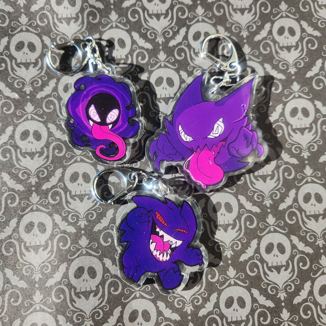 Ghost Trio Acrylic Charms - Etsy