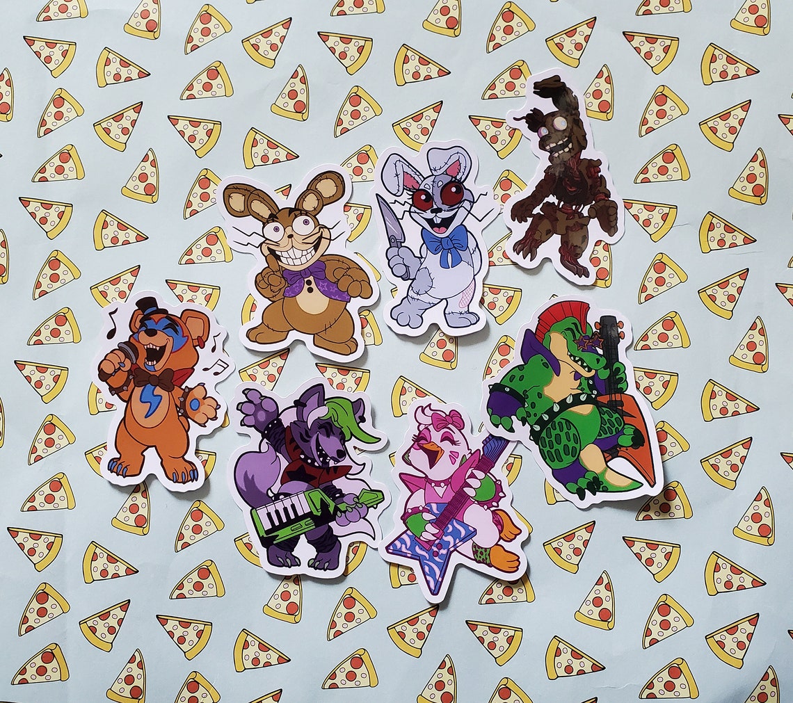 FNAF 2.5 Vinyl Stickers - Etsy