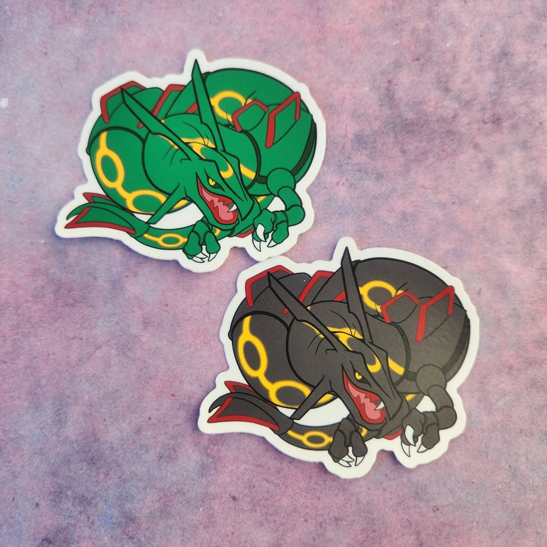 Legends Rayquaza 3" Vinyl Sticker - Etsy