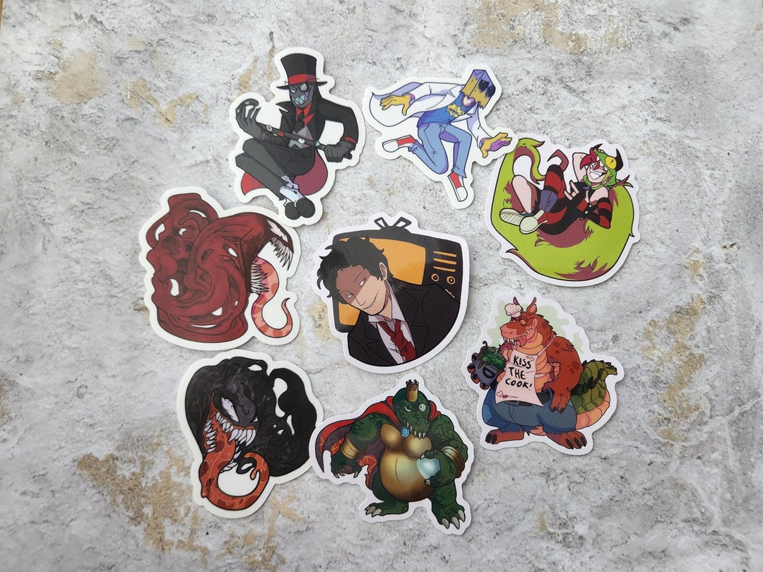 Villains | Bad Guys 2.5" Vinyl Stickers - Etsy