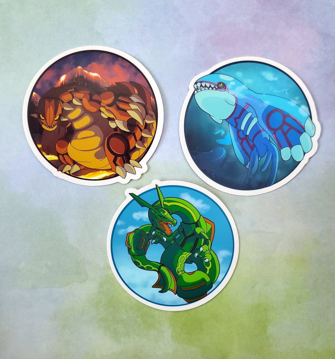 Hoenn Legends 3" Vinyl Stickers - Etsy