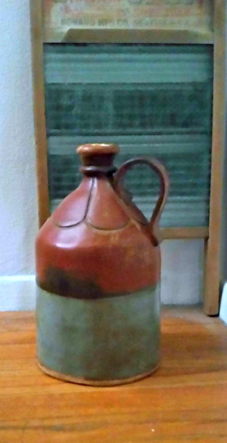 Large Handmade Clay Jug Rustic Vintage Style Pottery - Etsy