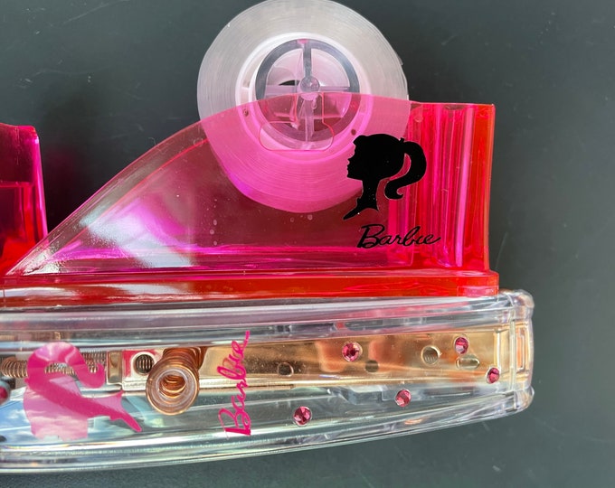 Barbie Bling Stapler and Tape Dispenser - Etsy
