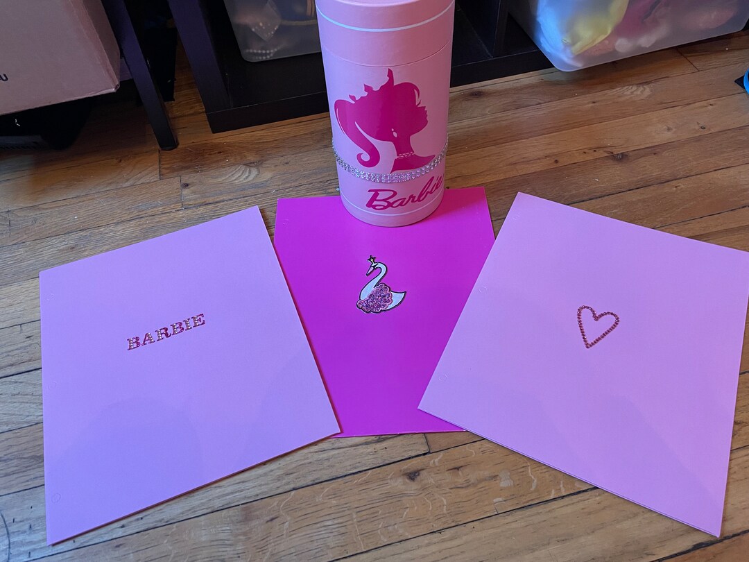Barbie Canister and Folders School Office Supplies - Etsy