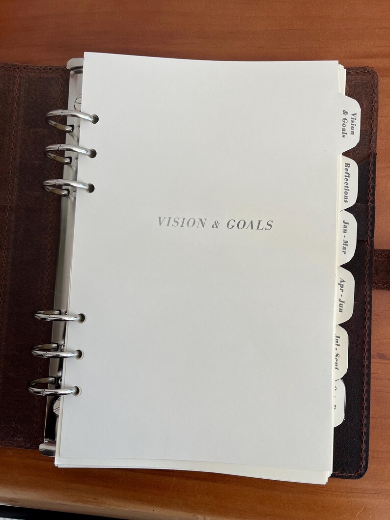 2025 Pace and Pattern Goal-setting Planner - Etsy