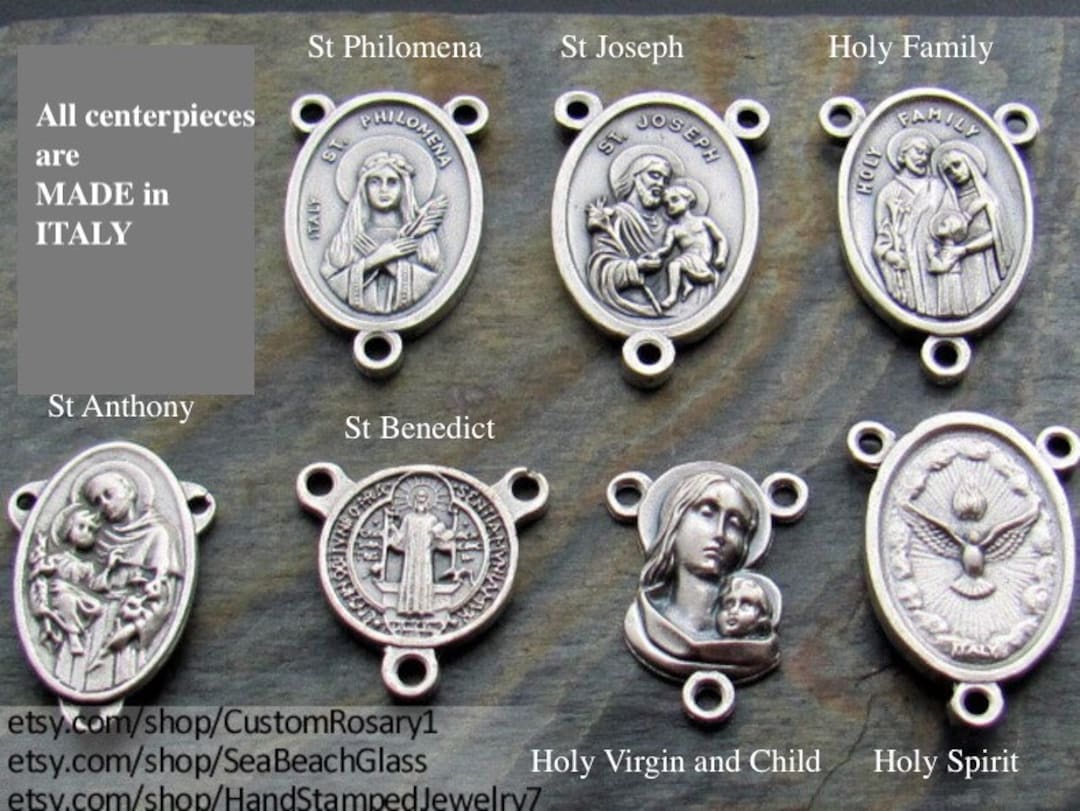 Rosary Centerpiece. Rosary Centers. Rosary Making Parts. Rosaries ...