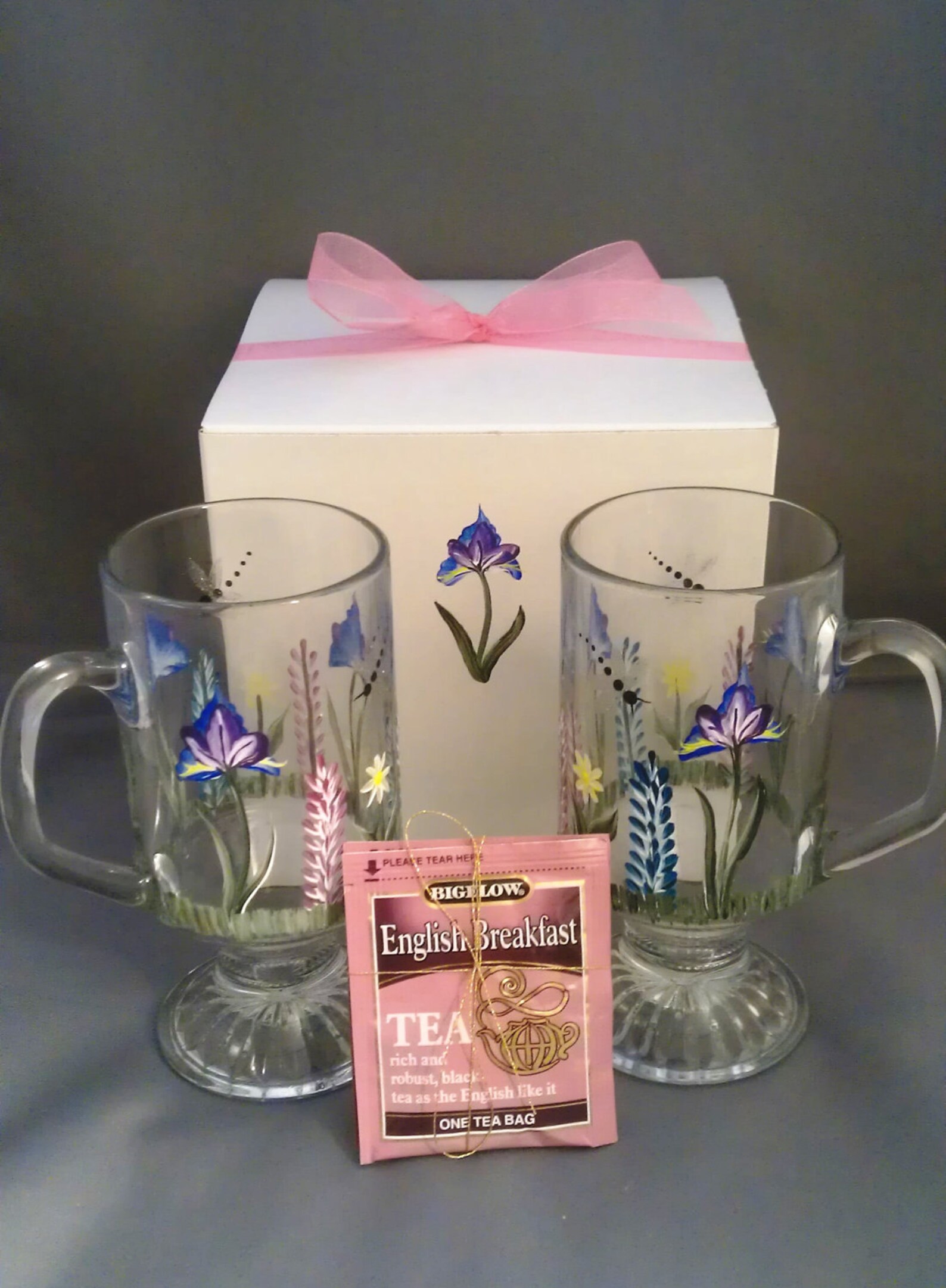 Garden With Dragonfly Mug Set - Etsy