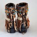 Native American Fringe Boot Covers-boho Boot Covers -gypsy Boot Cuffs ...