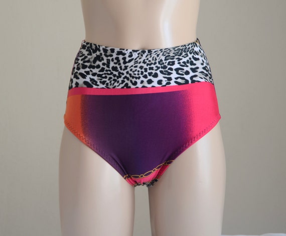 Items Similar To Cheetah Print Fully Lined High Waisted Bikini Bottoms