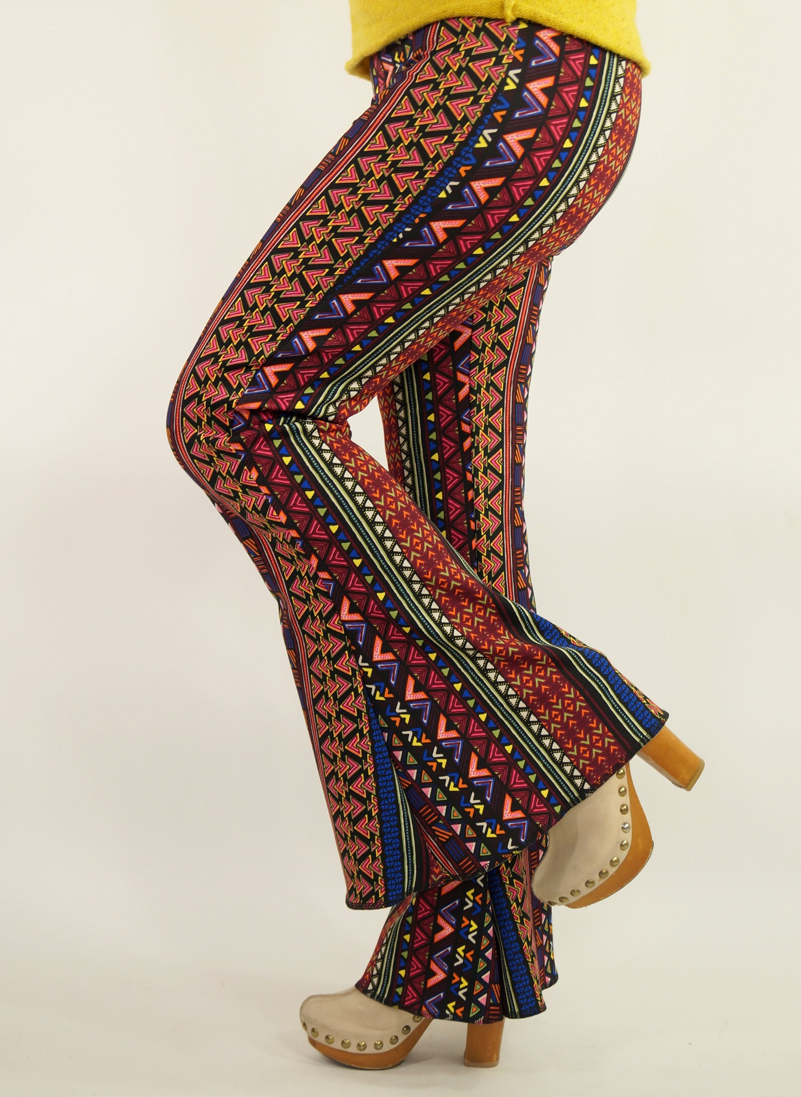 Native American Women Bell Bottomsflare Pantleggingsplus | Etsy